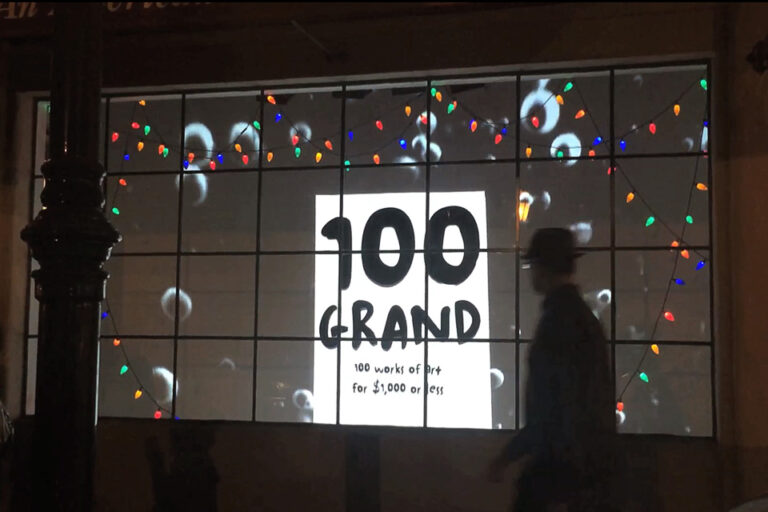 SULLIVAN GOSS WINDOW - 100 Grand Lighting and projection